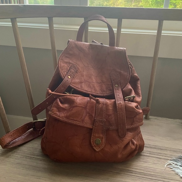 Frye | Bags | Frye Leather Backpack | Poshmark